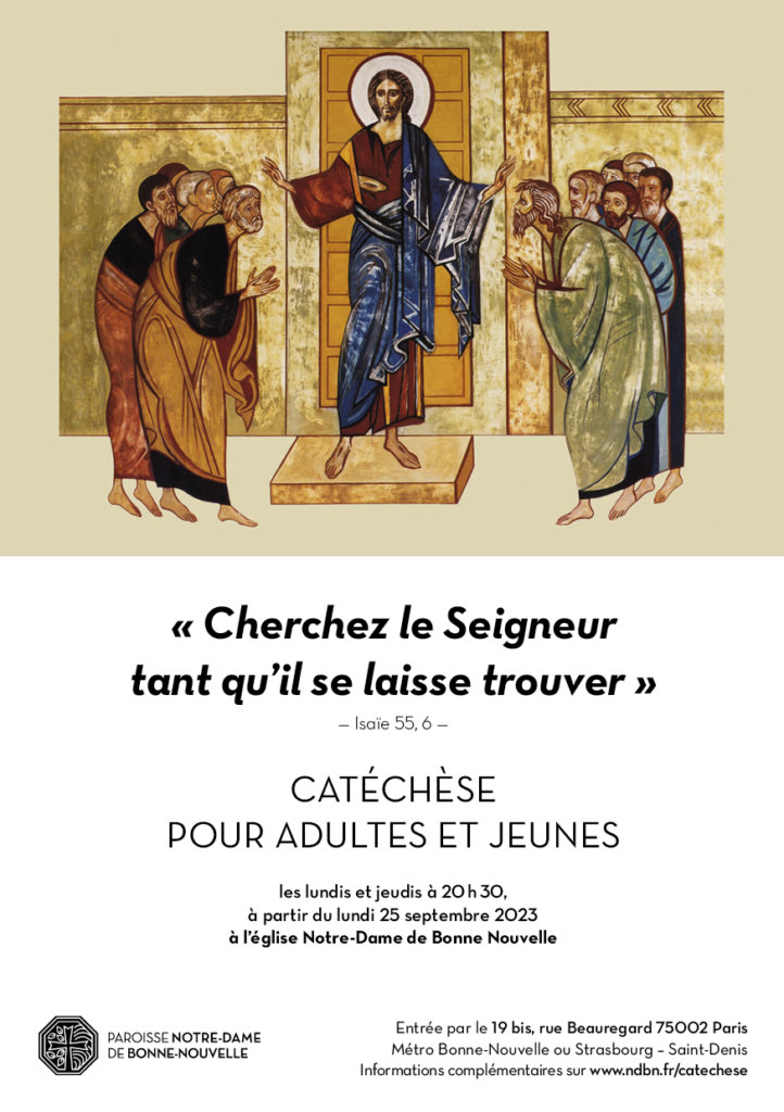 Catéchèse pour adultes et jeunes (à partir du 25 septembre 2023 à 20h30 ...